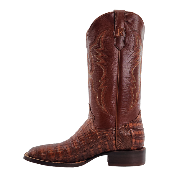 MN ANTIQUE COGNAC CAIMAN TAIL/ANTIQUE TAN GOAT - Country Soul